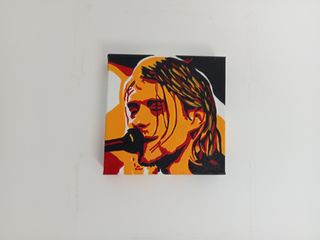 Curt Kobain - Popart portrait