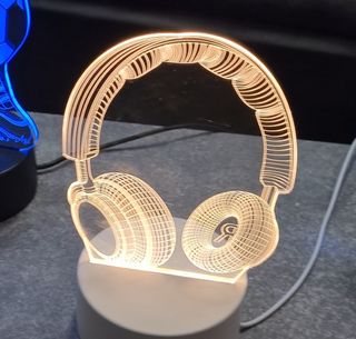 lampada forma cuffie