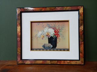 Dipinto ad olio fiori 18x24 cm