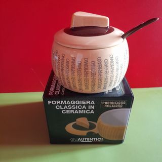 formaggiera classica in ceramica