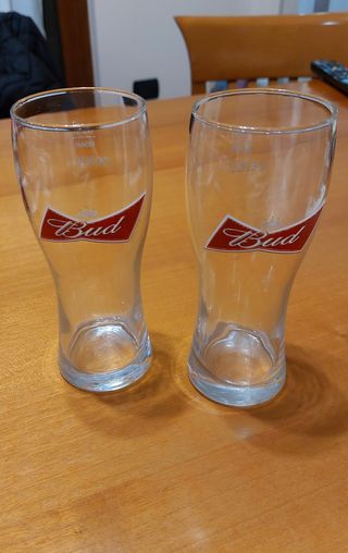 5 bicchieri BUD da 0.25l