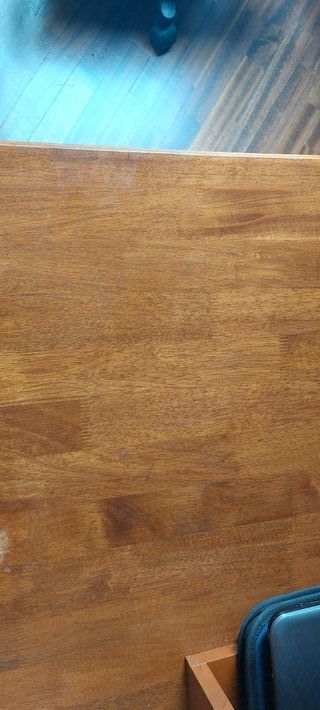 Tavolo legno e ferro battuto