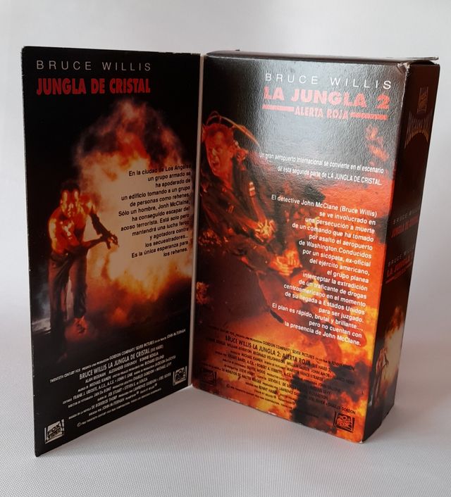 La jungla de cristal 1 y 2 vhs ed. coleccionista de segunda mano por 12 EUR en Albacete en WALLAPOP