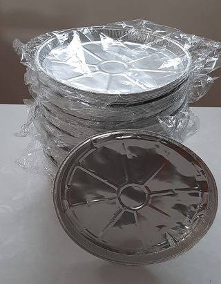 Vassoi in alluminio rotondi