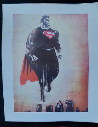 Stampe su Tela Supereroi Vintage 48X38 cm 