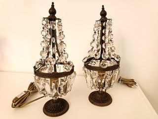 Abat jour lampade vintage colore oro