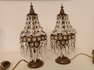 Abat jour lampade vintage colore oro