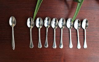 15 cucchiaini argento ( 2 NUOVI )