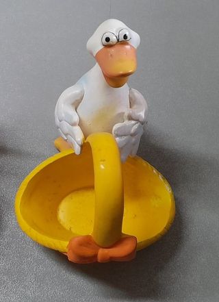 Papero con cesto decorazione pasqua