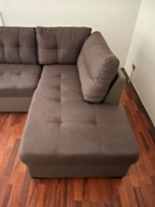 Divano letto grigio scuro