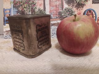 Scatola porta The ( Tea ) metallica vintage.