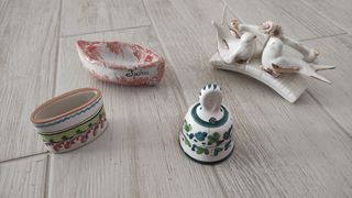 set oggetti in ceramica 
