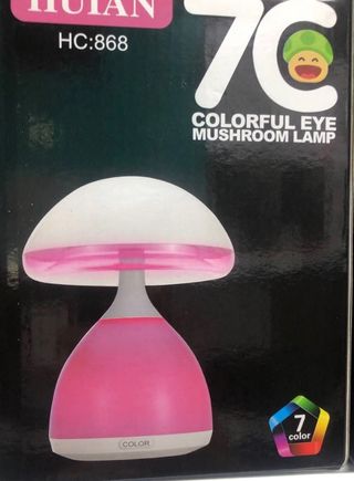 Lampada da tavolo a fungo 7 colori di luce relax