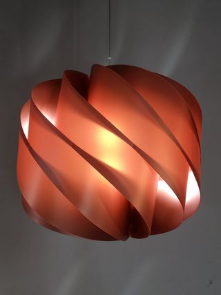 Lampadario in Polilux rame