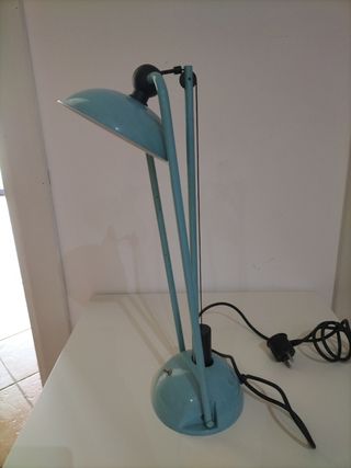 Lampada vintage azzurra 