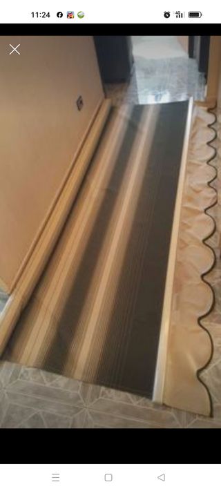 tenda da balcone nocciola e beige altezza 3 ×270 