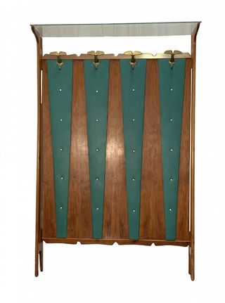 Attaccapanni ingresso anni 50 in ciliegio vintage