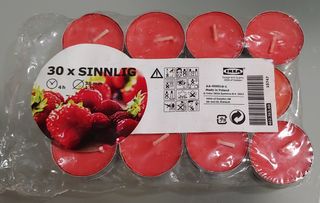 Candeline profumate frutti di bosco/rosso