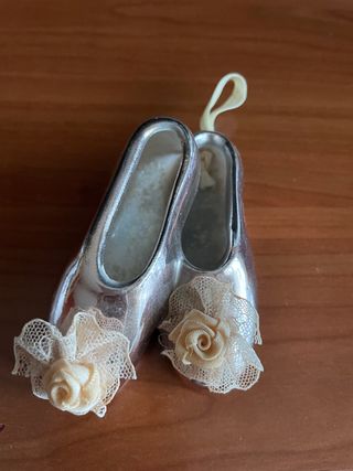 Coppia ballerine in metallo