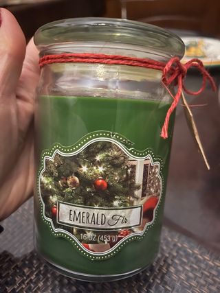 Candela gigante verde 