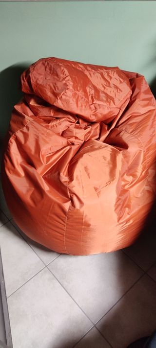 Pouf sacco creativando arancione 