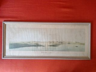 Stampa antica di Faro in Algarve (Portogallo)