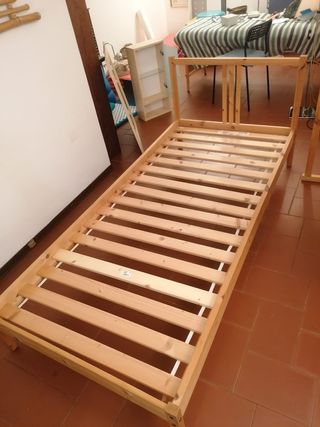 struttura letto singolo ikea
