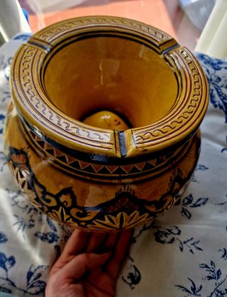 Posacenere Ceramica Antiodore Terracotta Etnico