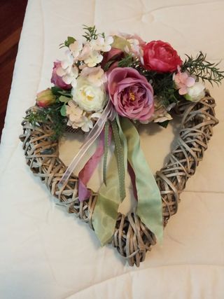 ghirlanda floreale shabby chic splendida 