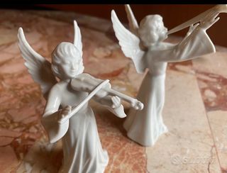 Coppia di angioletti in Capodimonte 