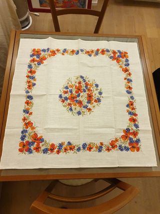 tovaglia da tè in cotone nuovissima mai usata