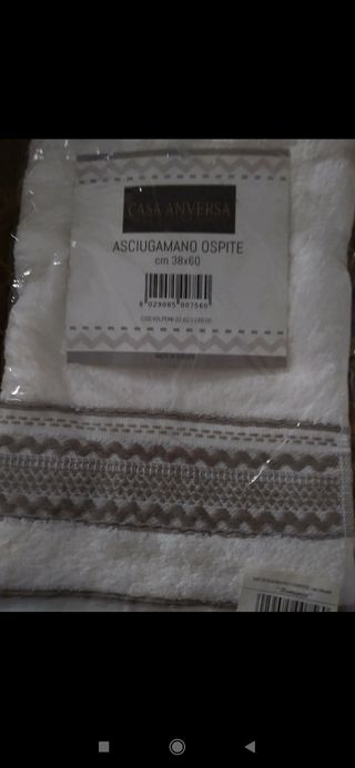 asciugamano ospite bianco