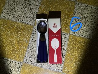 Set 15 posate spaiate blu