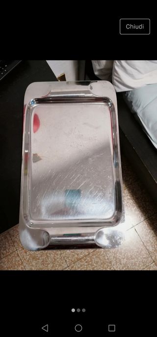 vassoio stainless steel 