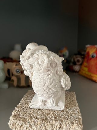 Gufo gentiluomo con cappello