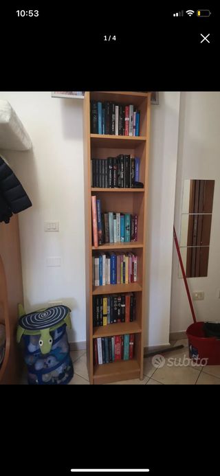 Libreria con libri