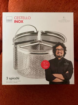 Cestello inox 3 spicchi 