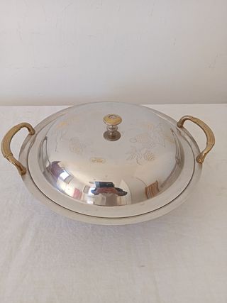 Centro Tavola in Acciaio Biscottiera Arredamento c