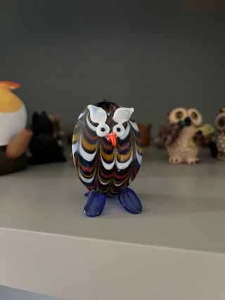 Gufo vetro murano