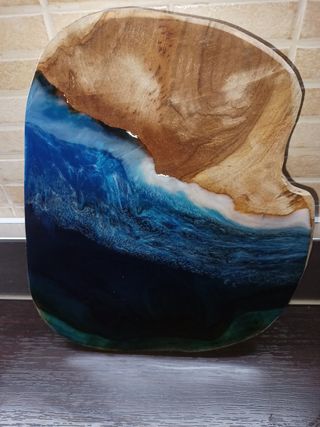 Tagliere in resina e legno