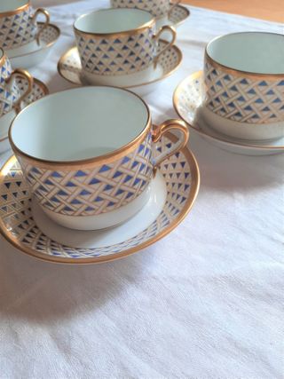 Set tazze da te porcellana Ginori vintage