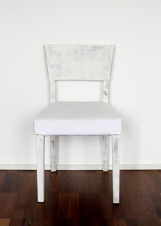  6 sedie deco' bianche restaurate 