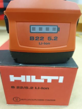 Hilti batteria b22 5.2 nuova