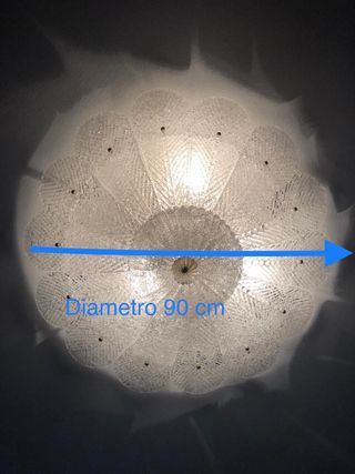 Lampadario in vetro di Murano ritiro sul posto