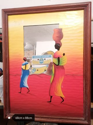 quadro in legno intarsiato a mano