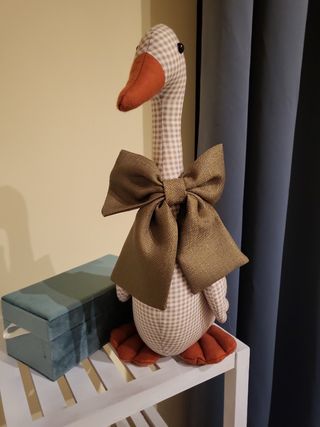 decorazione casa oca fermaporta