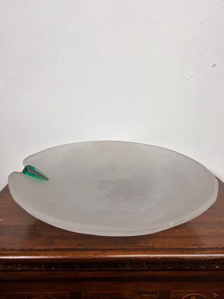 Piatto / centrotavola in vetro di murano
