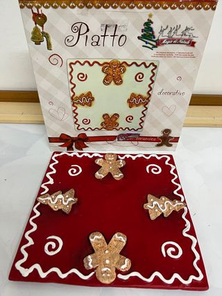 PIATTO DECORATIVO DI NATALE 