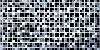 PANNELLO 3D IN PVC MOSAIC BLACK -  
