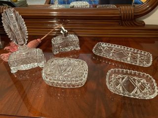 Set toilette vintage art decó 